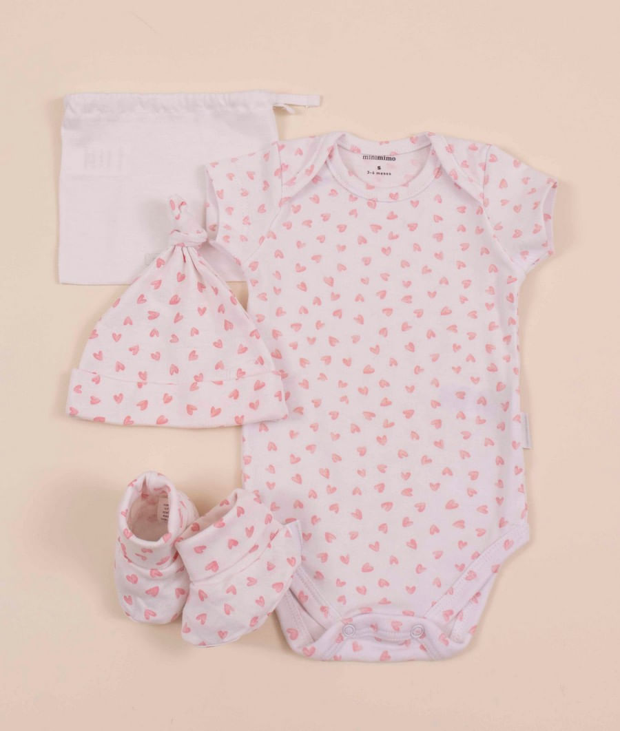 SET POMPON ROSA 02 - Mimo & Co | Ropa y calzado para niñas, niños y bebés.