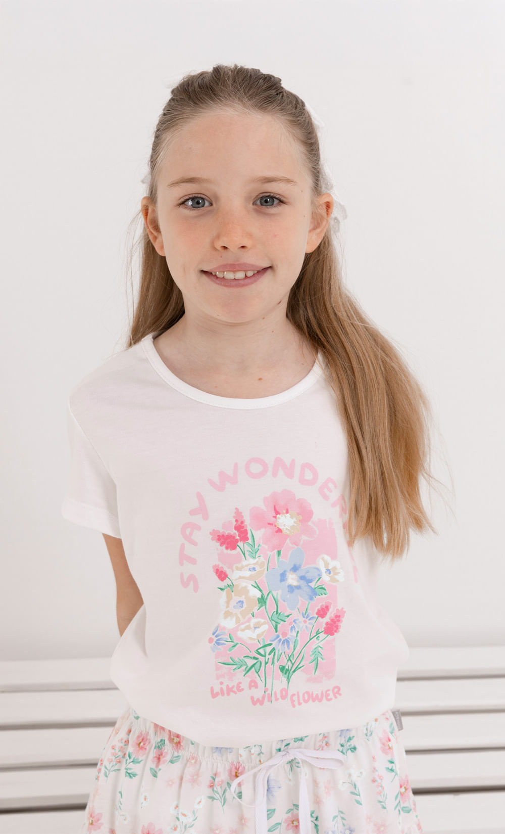 REMERA JR FLOWER - Mimo & Co | Ropa y calzado para niñas, niños y bebés.